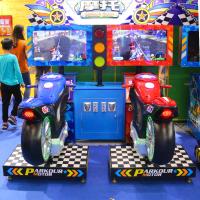 China Coin Operated Racing Arcade Machine For Indoor Sport Amusement Parkour Motor for sale