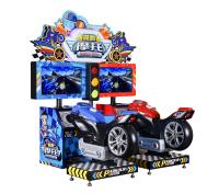 China Coin Operated Racing Arcade Machine For Indoor Sport Amusement Parkour Motor for sale