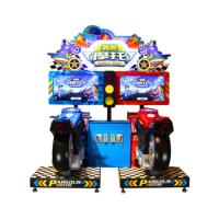 China Coin Operated Racing Arcade Machine For Indoor Sport Amusement Parkour Motor for sale