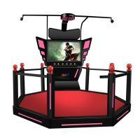 China 9D Walking Virtual Reality Simulator Platform Arcade Game Machine HTC VIVE VR Treadmill for sale
