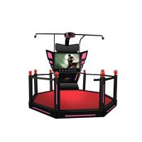 China 9D Walking Virtual Reality Simulator Platform Arcade Game Machine HTC VIVE VR Treadmill for sale