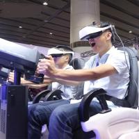 China Space Ship 9d Virtual Reality Simulator For Theater 6 Seats 425kg Weight for sale