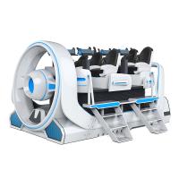 China Space Ship 9d Virtual Reality Simulator For Theater 6 Seats 425kg Weight for sale