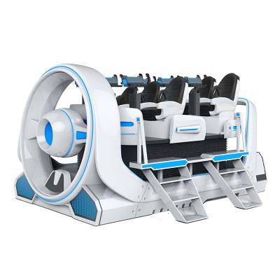 China Space Ship 9d Virtual Reality Simulator For Theater 6 Seats 425kg Weight for sale