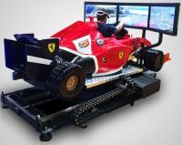 China Racing Game Virtual Reality Simulator Machine Full View Screen 360 degree Rotation for sale