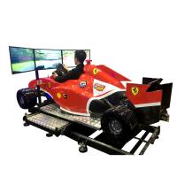 China Racing Game Virtual Reality Simulator Machine Full View Screen 360 degree Rotation for sale