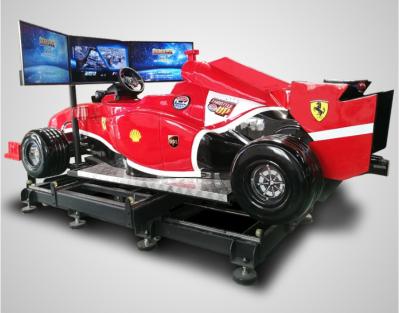 China Racing Game Virtual Reality Simulator Machine Full View Screen 360 degree Rotation for sale
