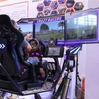 China Park Simulation Rides Vr Racing Simulator , Car Motionvr Driving Simulator for sale