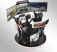 China Park Simulation Rides Vr Racing Simulator , Car Motionvr Driving Simulator for sale