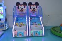 China Mini Basketball Passing Machine , Game Centre Automatic Basketball Shooting Machine for sale