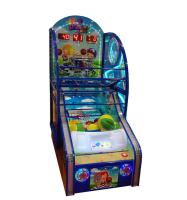 China Amusement 220V Basketball Shooting Game Machine With Coin Bank Large Size for sale
