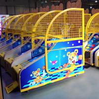 China 1 - 2 Players Basketball Shooting Arcade Machine , 120kg Indoor Basketball Arcade Machines for sale