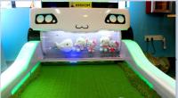 China Booths Mini Golf Coin Operated Amusement Machines , Children Commercial Arcade Machines for sale