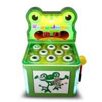 China Crazy Frog Redemption Kids Arcade Machine Hit Hammer Coin Pusher For Super Market for sale