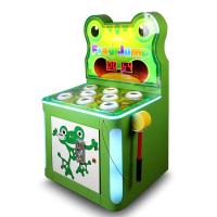 China Kids Crazy Frog Redemption Arcade Machines Hit Hammer Coin Pusher Type for sale