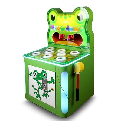 China Kids Crazy Frog Redemption Arcade Machines Hit Hammer Coin Pusher Type for sale