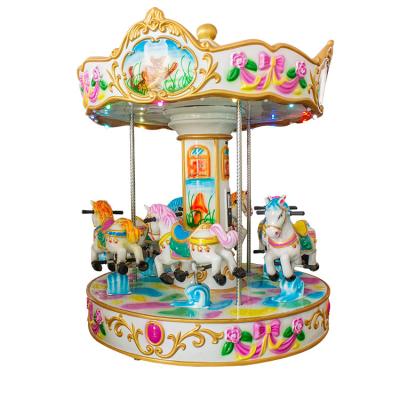 China Amusement Park Kids Arcade Machine Children Merry Go Round Small Carousel for sale