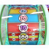 China Wood Redemption Game Machine , Lottery Bass Wheel Ticket Vending Machine for sale