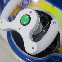 China Happy Car Racing Kids Simulator Video Arcade Game Machine for sale