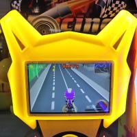China Electronics Game Center Kids Coin Machine , Super Motorbike Racing Amusement Park Machines for sale