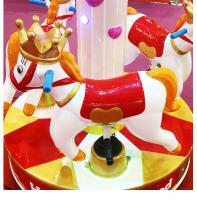 China Revolving Coin Operated Carousel Ride , Colorful Arcade Games Machines for sale