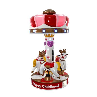 China Revolving Coin Operated Carousel Ride , Colorful Arcade Games Machines for sale