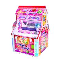 China Sweet Frenzy Candy Gift Vending Machine For Children 2 Player Coin Pusher Type for sale