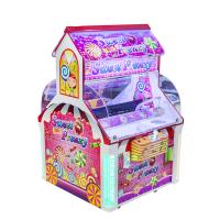 China Sweet Frenzy Candy Gift Vending Machine For Children 2 Player Coin Pusher Type for sale