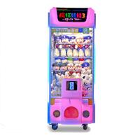 China Crazy Toy 3 Colorful Arcade Crane Machine , Crane Claw Teddy Bear Stuffing Machine for sale