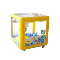 China Mini Cube Gift Vending Machine Toy Crane + Arcade Cube Claw 75KG Weight for sale