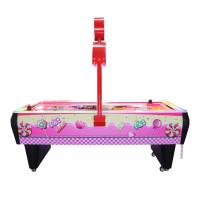 China Candy Land Children'S Air Hockey Table With Lights Heavy Weight Durable for sale