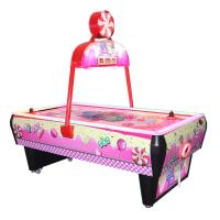 China Candy Land Children'S Air Hockey Table With Lights Heavy Weight Durable for sale