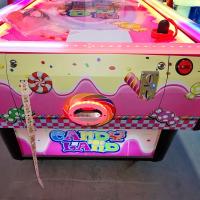 China Candy Land Children'S Air Hockey Table With Lights Heavy Weight Durable for sale