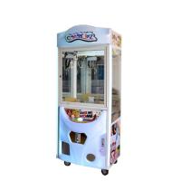 China Crazy Toy 2 Arcade Games Claw Machine , Wooden Frame Toy Grabber Machine for sale