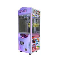 China Crazy Toy 2 Arcade Games Claw Machine , Wooden Frame Toy Grabber Machine for sale
