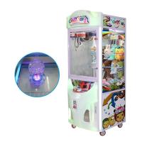 China Crazy Toy 2 Arcade Games Claw Machine , Wooden Frame Toy Grabber Machine for sale