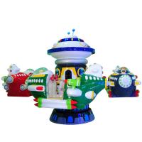 China Sqv Kids Coin Operated Game Machine , Carousel Rotating Electric Kids Riding Machine for sale