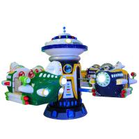 China Sqv Kids Coin Operated Game Machine , Carousel Rotating Electric Kids Riding Machine for sale