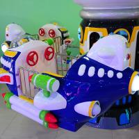 China Sqv Kids Coin Operated Game Machine , Carousel Rotating Electric Kids Riding Machine for sale