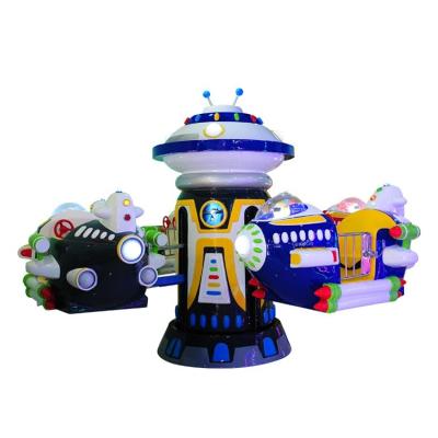 China Sqv Kids Coin Operated Game Machine , Carousel Rotating Electric Kids Riding Machine for sale