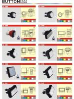 China Start Push Button Arcade Game Machine Parts With Micro Switch 60mm X 60mm Size for sale