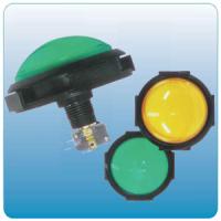 China Game Machine Diamater 100MM Push Button With Led Light / Mirco Switch for sale