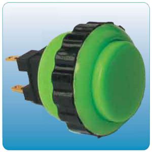 China Round Push Button With LED Light / Micro Switch Arcade Game Machine Accessories for sale