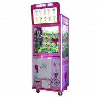 China Arcade Game Toy Crane Claw Machine With Lcd Screen For Video Advertising for sale