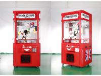 China Cut Ur Prize Vending Machine / Arcade Scissor Cutting Gift Game Machine for sale