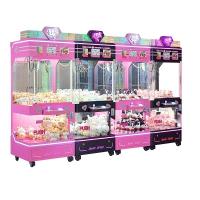 China Indoor Arcade Claw Machine , Pp Tiger 4 Standing Indoor Push Prize Toy Crane Doll Catcher Machine for sale