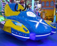 China Theme Park Kids Arcade Machine Electric Space Ship Ride On Space Warship Car for sale