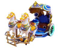 China Kids Electric Animal Horse Ride Shopping Mall Battery Operated Horse Carriage for sale