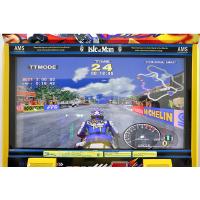 China Stable Motorcycle Racing Arcade Machine , 230kg Racing Simulator Arcade Machine for sale