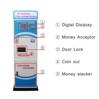 China Game Center Tokens Currency Exchange ATM Coin Change Machine Speed 1200pcs / Min for sale